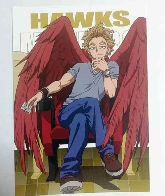 My Hero Academia World Heroes Mission Card Hawks Keigo Takami Jump Mha ...