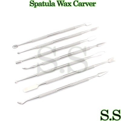 7pc Stainless Steel Spatula Wax Carver Dental Pick Set DN-2076 | eBay