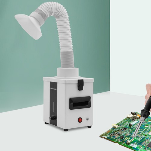Solder Fume Extractor Smoke Absorber Tabletop Benchtop Soldering Smoke ...