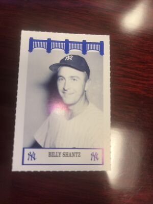 1992 WIZ - STARS OF THE 60S - BILLY SHANTZ NEW YORK YANKEES | eBay
