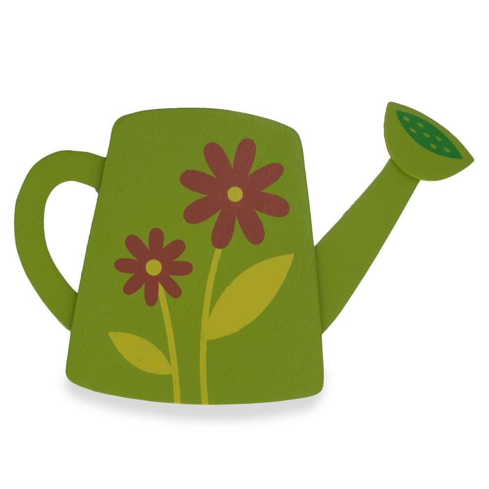 Painted Finished Wooden Watering Can Shape Cutout DIY Craft 4 Inches | eBay