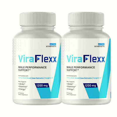 2-Pack ViraFlexx for Male, Vira Flexx Male Support ViraFlex - 120 ...