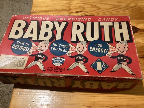 Vintage Baby Ruth Advertising Candy Bar Box Curtiss Candy Chicago One ...