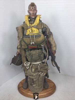 1/6 CUSTOM US 101ST AIRBORNE PARATROOPER MOHAWK & WARPAINT D DAY +FULL ...