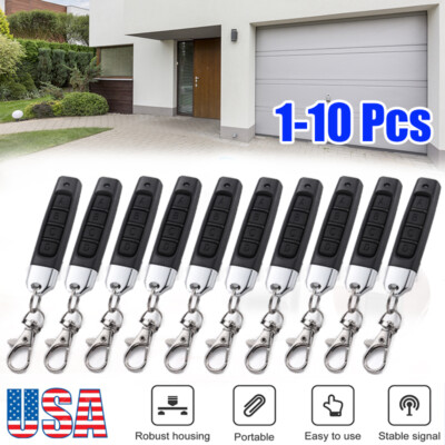 1-10X Universal Garage Door Cloning Remote Duplicator Car Key Garage ...