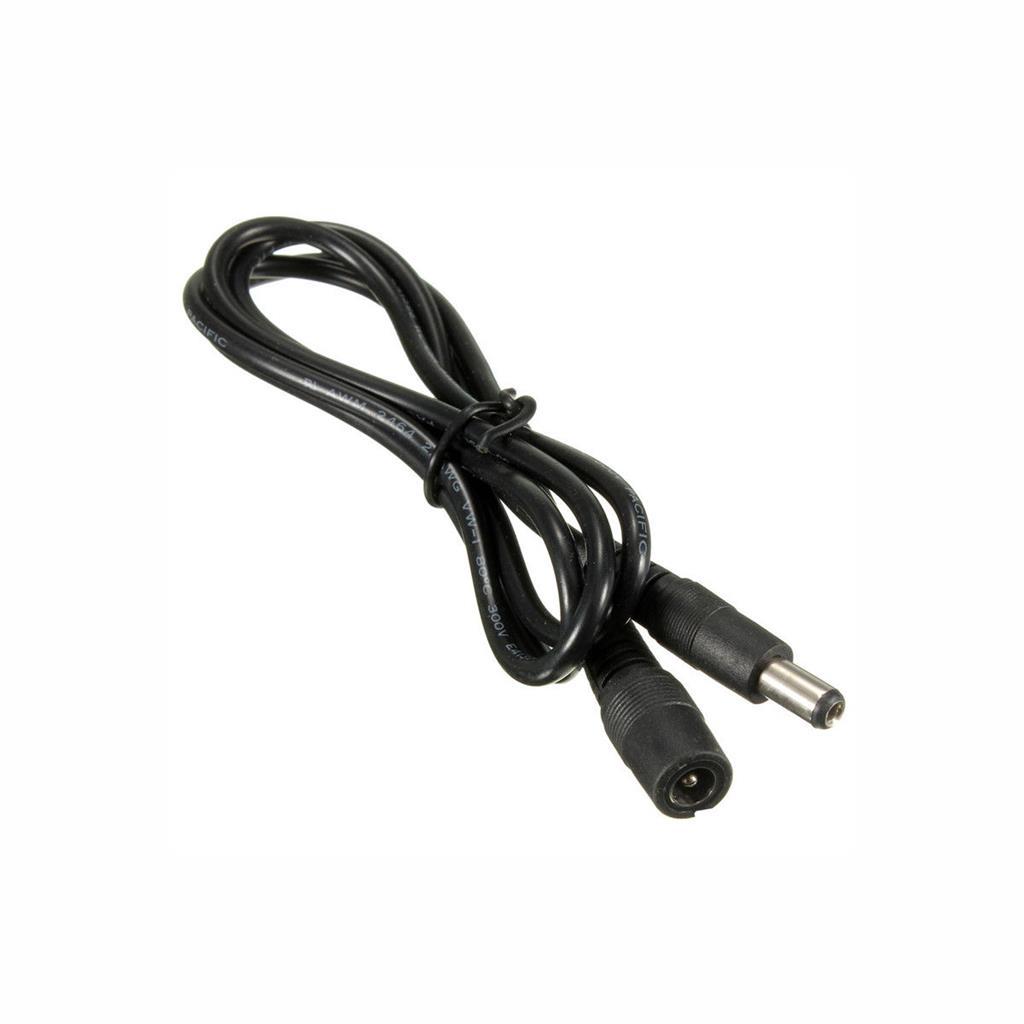 DC Power Extension Cable 5.5mm x 2.1mm for CCTV Camera/ Led Light/ DVR ...