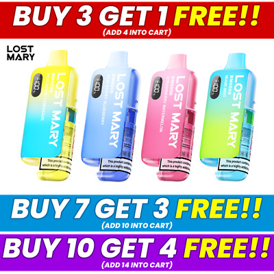 Lost Mary BM6000 Disposable Vape Refill | 20mg Vape Juice | E-Cig | New ...