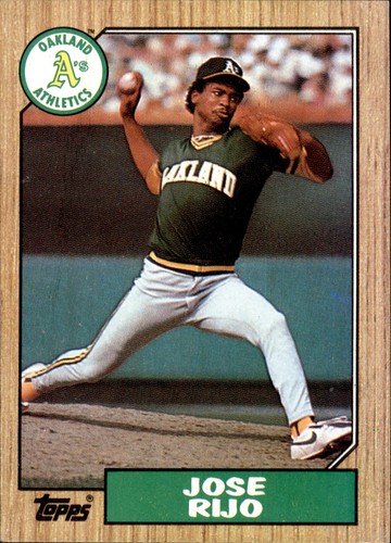 Jose Rijo #34 1987 Topps | eBay
