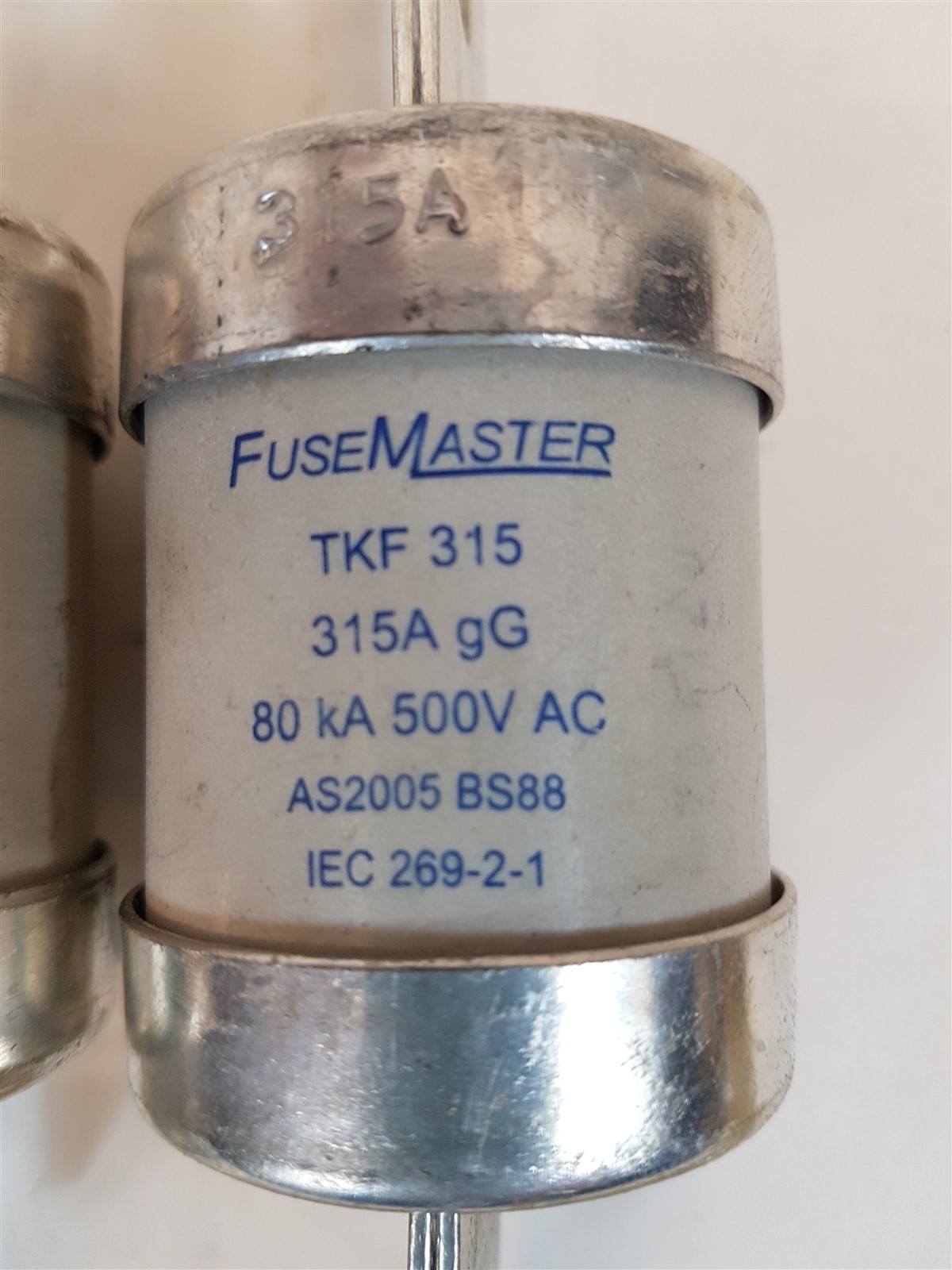 FuseMaster TKF315 Fuse 315A gG 80kA 500VAC AS2005 BS88 - Qty 3 - New ...