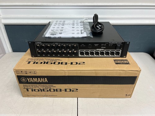 Yamaha Tio1608-D2 16-Input, 8-Output Dante Stagebox for DM3-D, TF ...