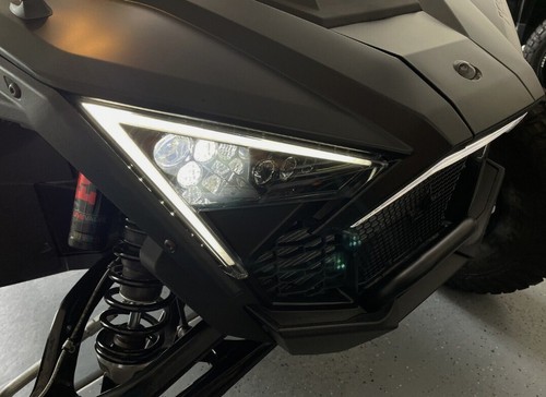 ATV LED Headlight Hi/Low DRL For Polaris RZR PRO 2020-2023 RZR Turbo R ...