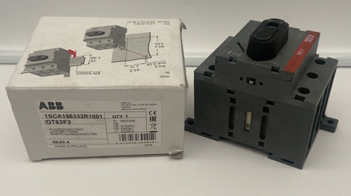 ABB OT63F3 DISCONNECTOR SWITCH, 3, 750, 63A | eBay