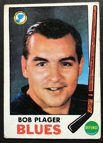 1969-70 Topps Hockey card Bob Plager #13 Def St Louis Blues EX | eBay