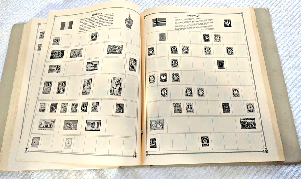 Scott's International Modern Worldwide Stamp Album With 100s Of Stamps ...