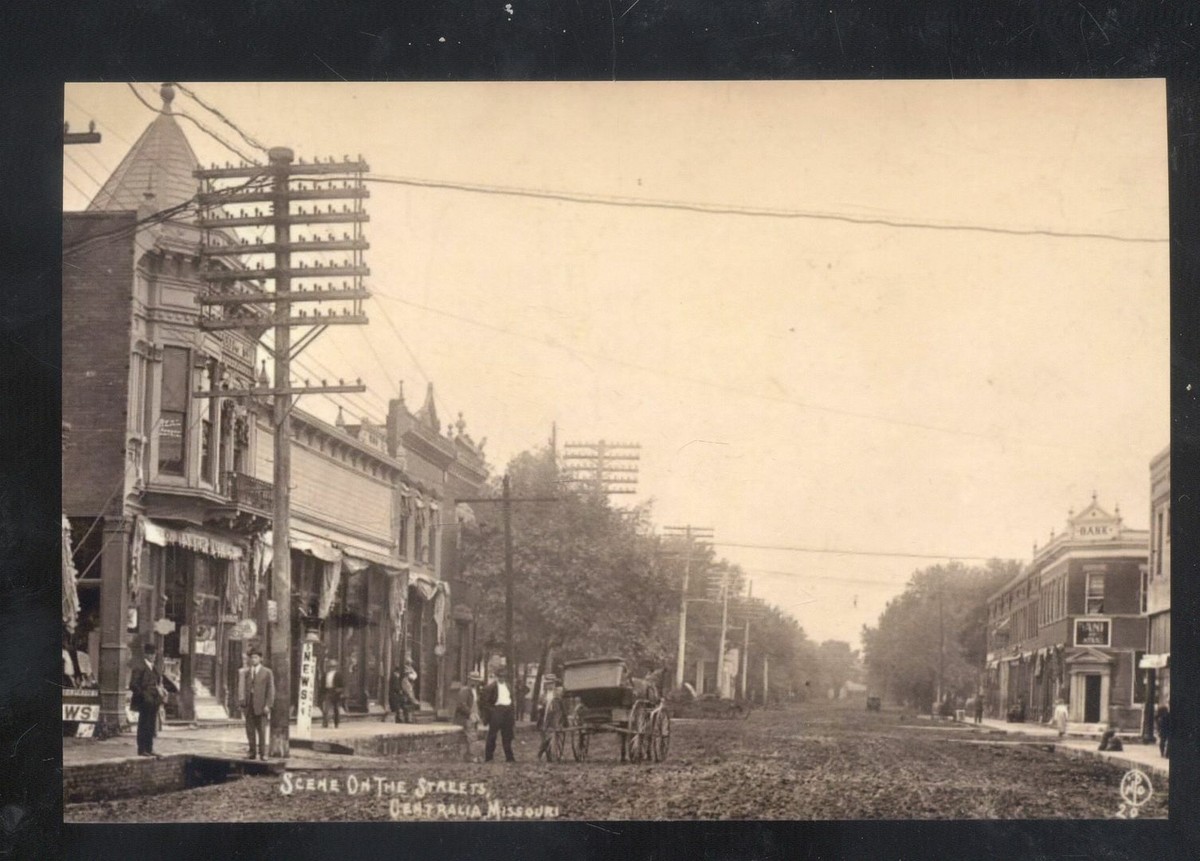 Historical Map Of Centralia Mo Map Of Lee's Summit, Missouri, Vintage