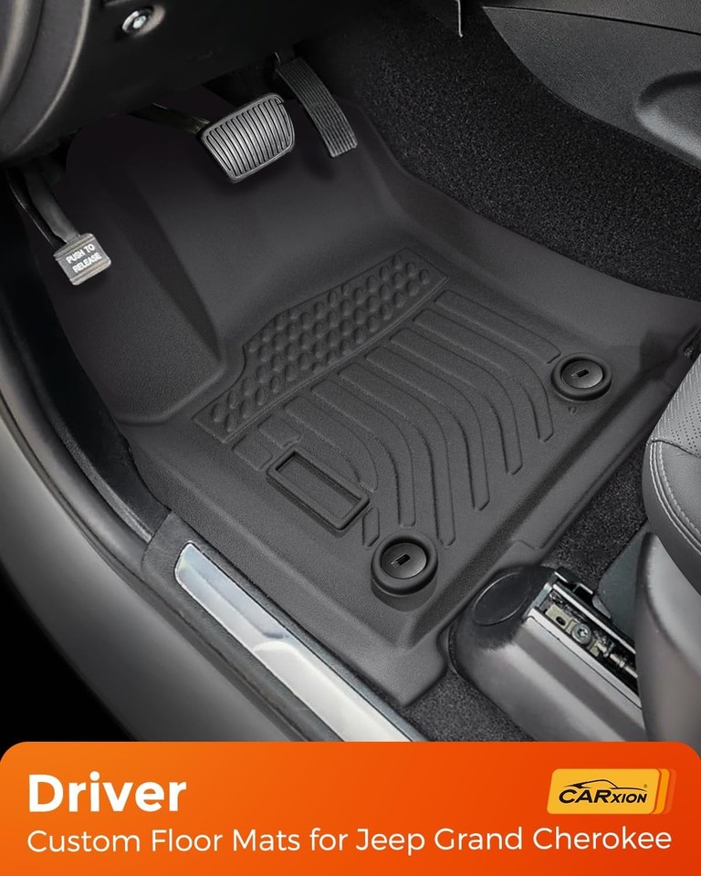Floor Mats for Jeep Grand Cherokee: 2011-2021 (Not for L) Cargo Trunk ...