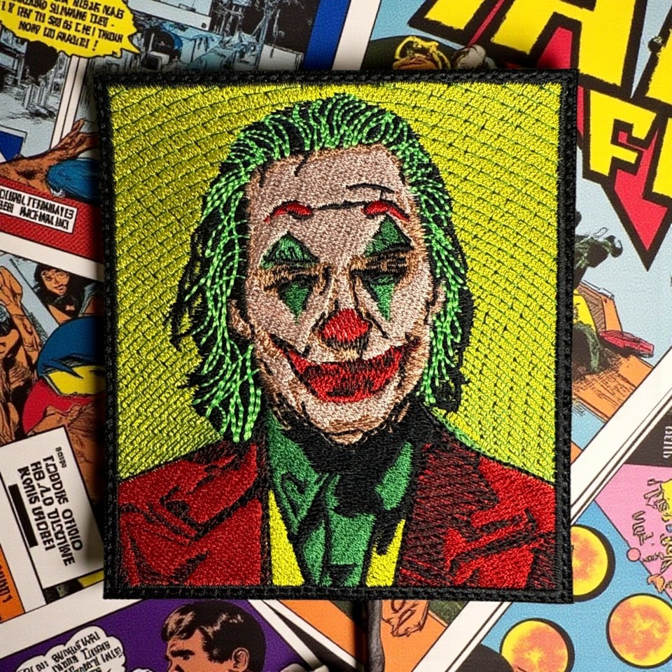 Joker Embroidery Patch 4.10" X 3.65" | eBay