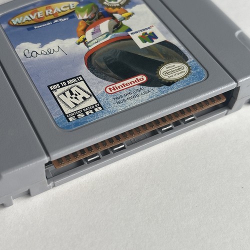 Wave Race Nintendo 64 N64 Authentic Cleaned Tested Player’s Choice ...