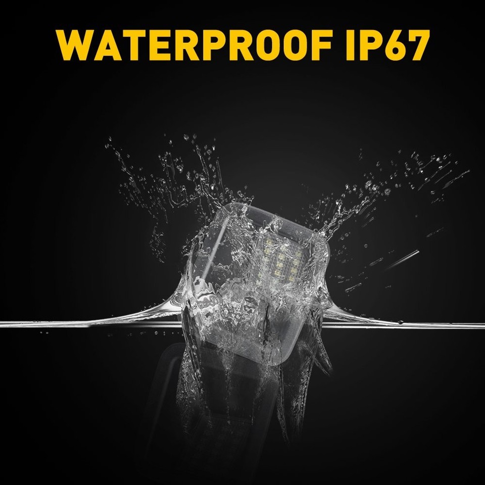 For 2017-22 F250 F350 Super Duty Bright LED White License Plate Light ...