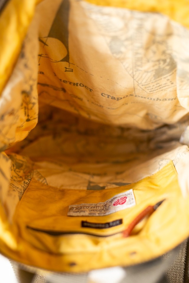 Ally Capellino Frances Waxed Cotton Backpack from 2012 – Bright Yellow ...