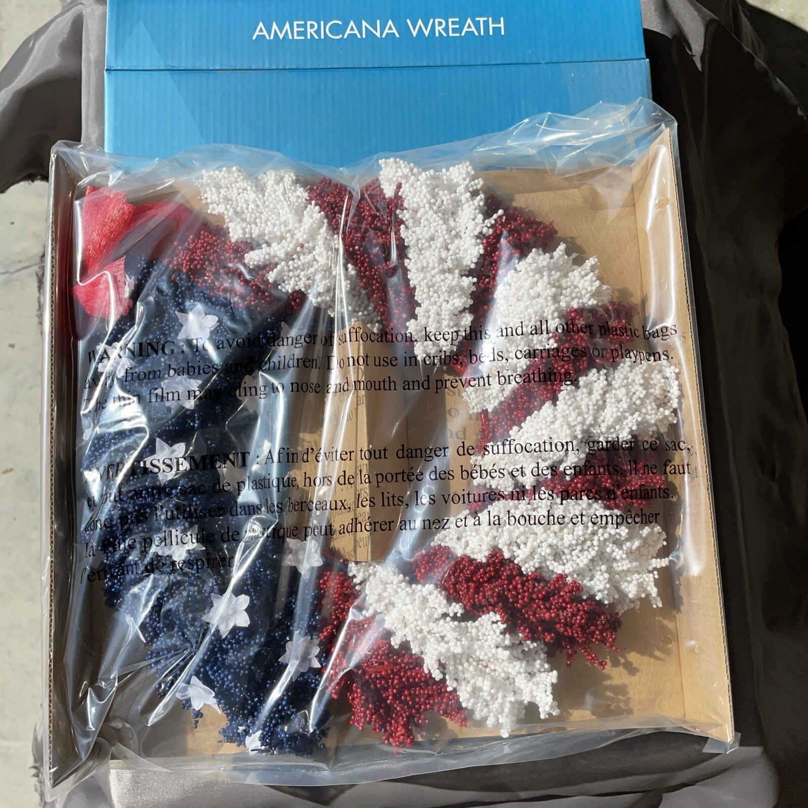 Vintage 2005 10" Americana Stars and Stripes Door Wreath by Avon | eBay