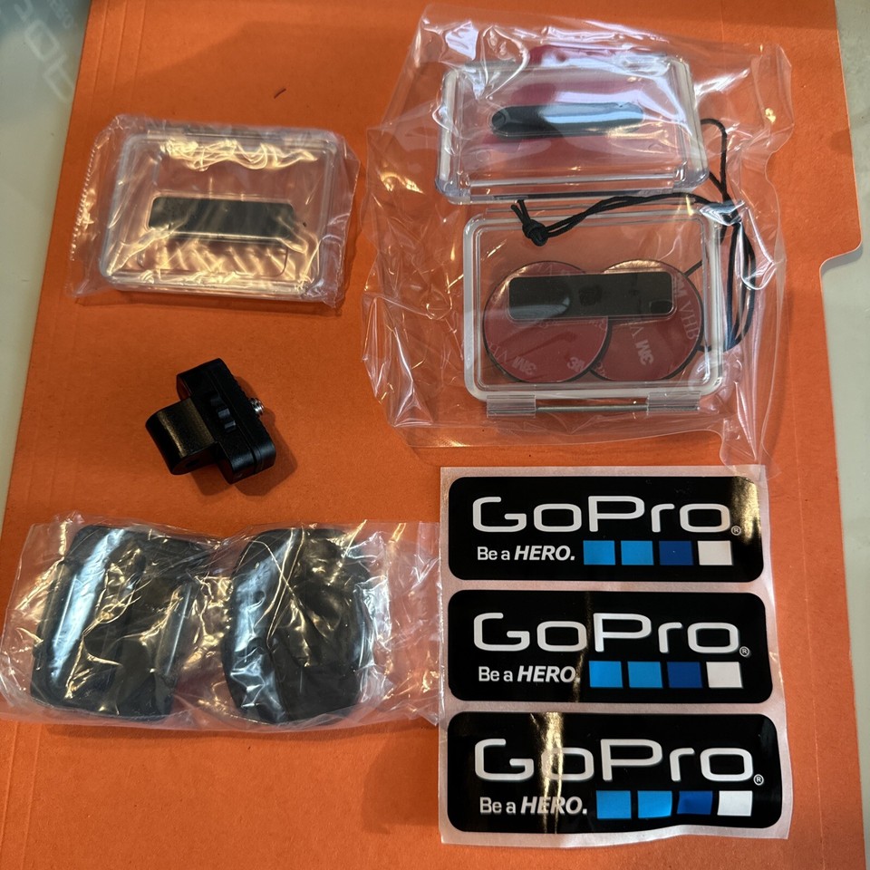 GoPro Hero 3 accessories STICKERS, WATERPROOF HOUSING, HELMET PADS GO ...