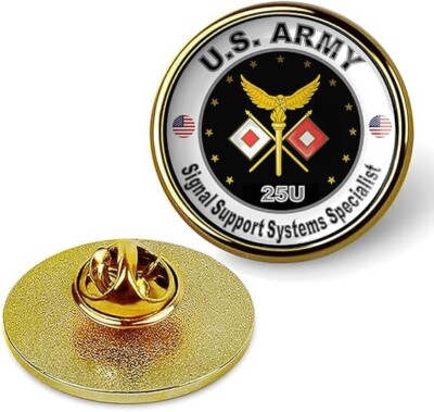 United States Army Signal Support Systems Specialist Tie Shirt Lapel ...