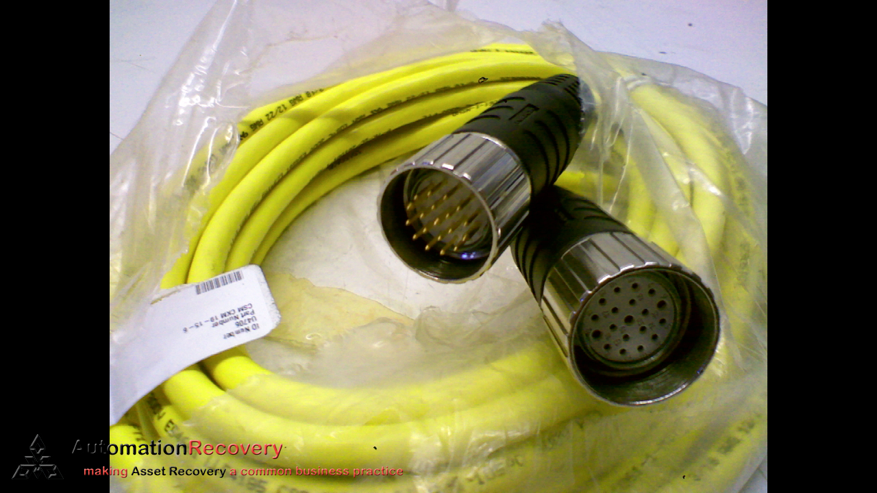 Turck CSM CKM 19-15-6 CORDSET 19 Pole Male/female Straight/straight 6m ...