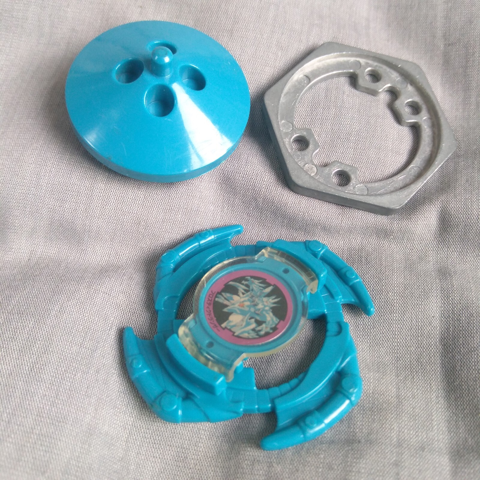 03 Frostic Dranzer Light Blue - Beyblade Takara Kai Hiwatari 14 Bey ...