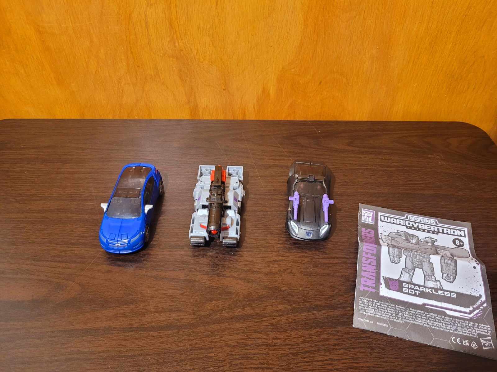 Transformers Action Figures Lot of 3 - Megatron, Jolt, & Sparkless ...