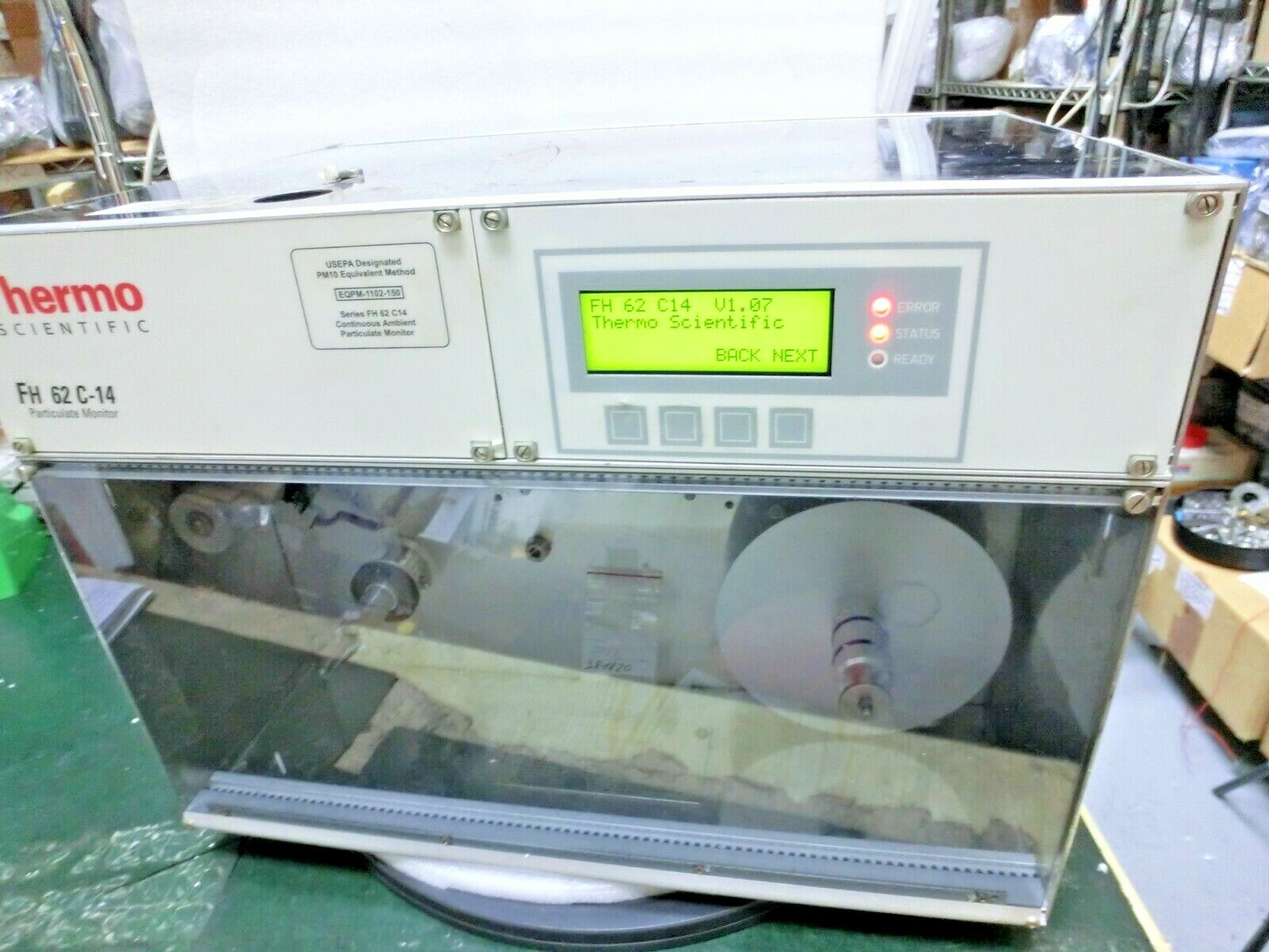 Thermo Scientific FH62 C-14 V1.07 Ambient Particulate Monitor,EQPM-1102 ...