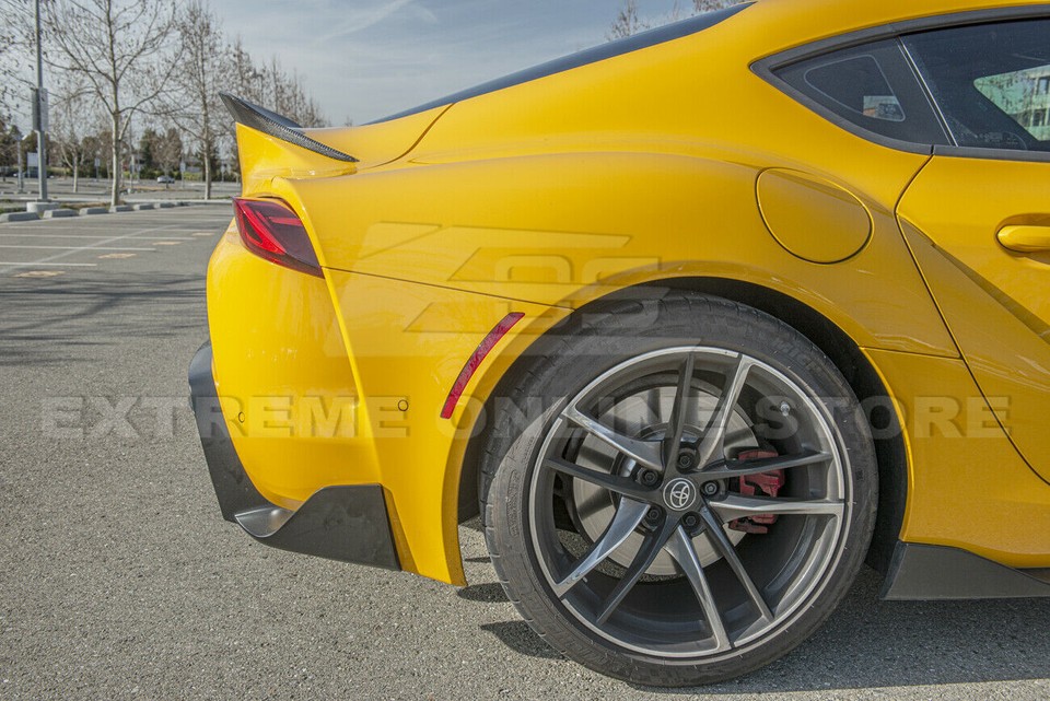 EOS Carbon Fiber A91 Style Rear Add On Trunk Spoiler Wing For GR Supra ...