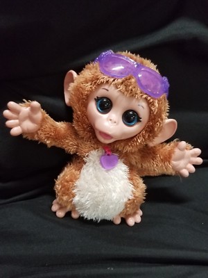 FurReal Friends Baby Cuddles Giggly Monkey Chimp Hasbro Animated 8" | eBay