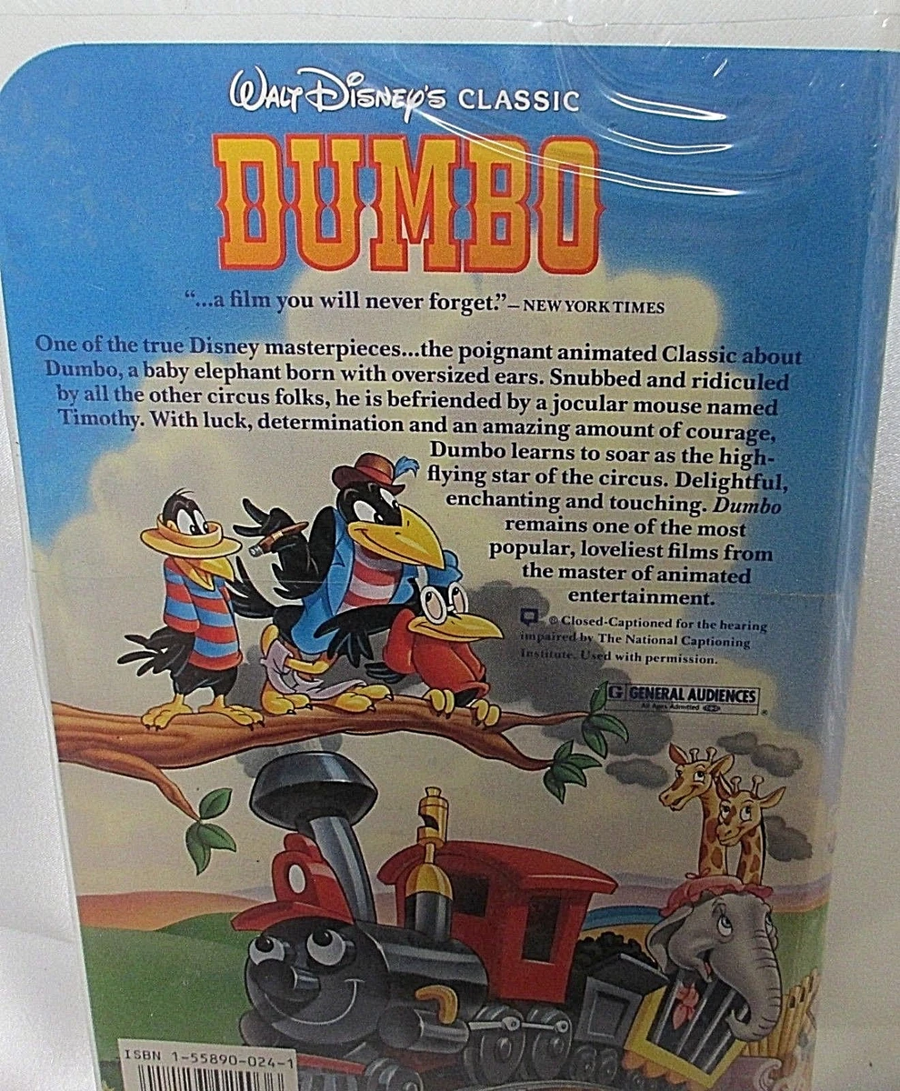 Dumbo 1989 Vhs