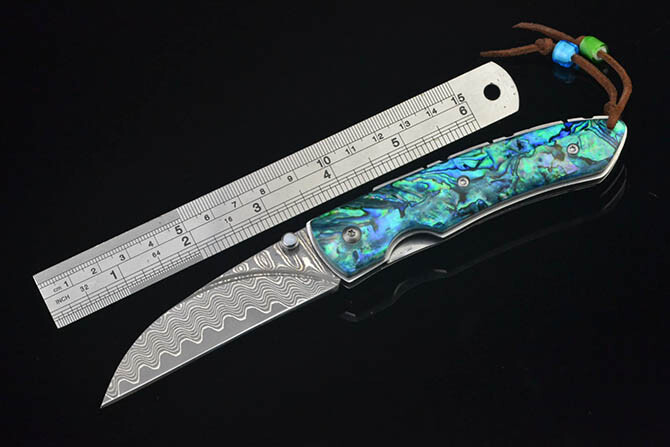 Abalone Shell Knife Handle Acrylic Scale Slabs Material Making Knives ...