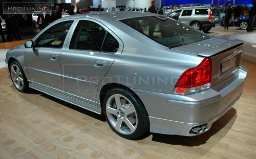 Fiberglass R Style Rear Bumper Spoiler (Lower Part) for Volvo S60 04-10 ...