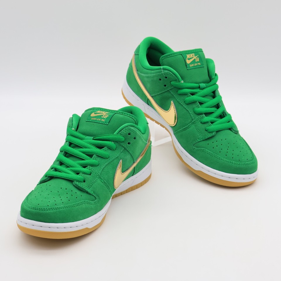 BQ6817-303 Nike SB Dunk Low Pro St. Patrick's Day Shamrock Lucky Green ...