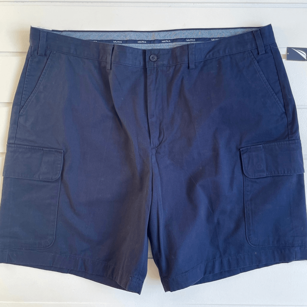 Nautica Men’s Navy Cargo Shorts Size 48W NWT | eBay