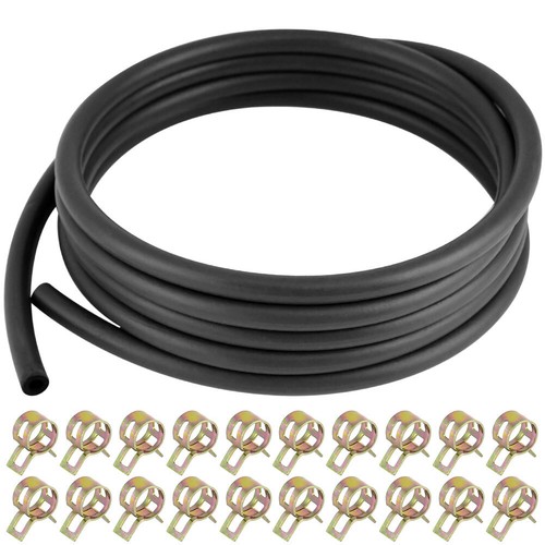 1/4" Fuel Lines Gas Line Hose Delivery Black NBR Rubber For Small ...