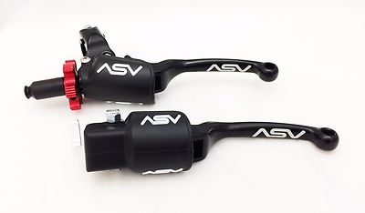 ASV F3 Unbreakable Folding Pro Pack Black Brake + Clutch Levers Banshee ...