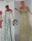 Simplicity 9125 Renaissance Period Dress Empire No Shoulder 6-12 Uncut ...