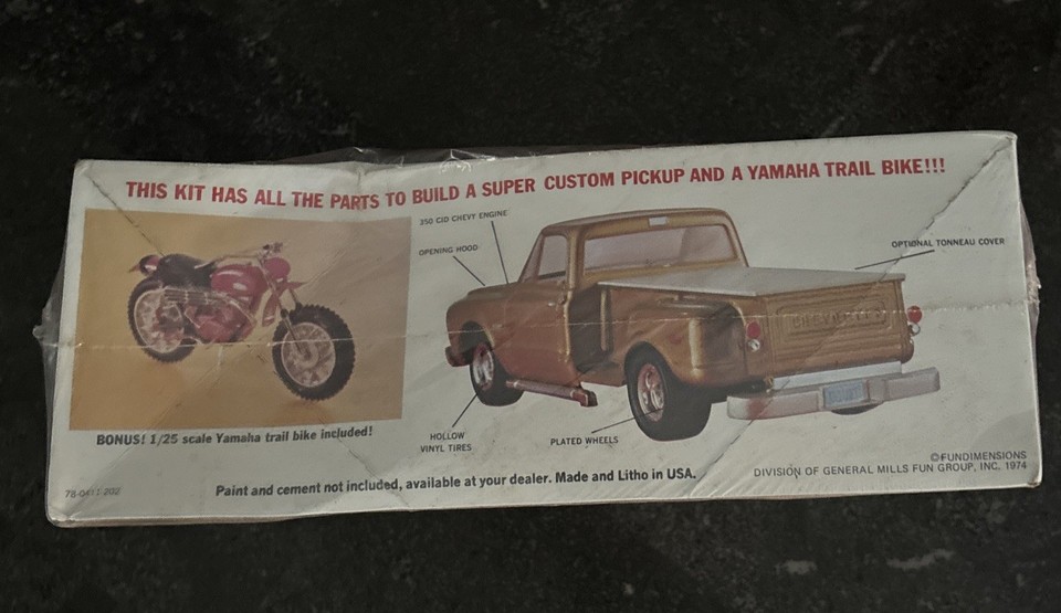 MPC CHEVY STEPSIDE PICKUP VINTAGE SEALED MODEL KIT | eBay