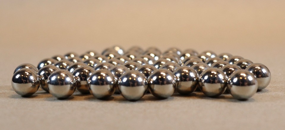 Lot of 60 Steel Metal Balls Marbles Steelie 1 lb 14 oz | eBay