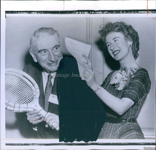 1956 Maureen Little Mo Connolly Wilson Company Advisory Staff Tennis ...