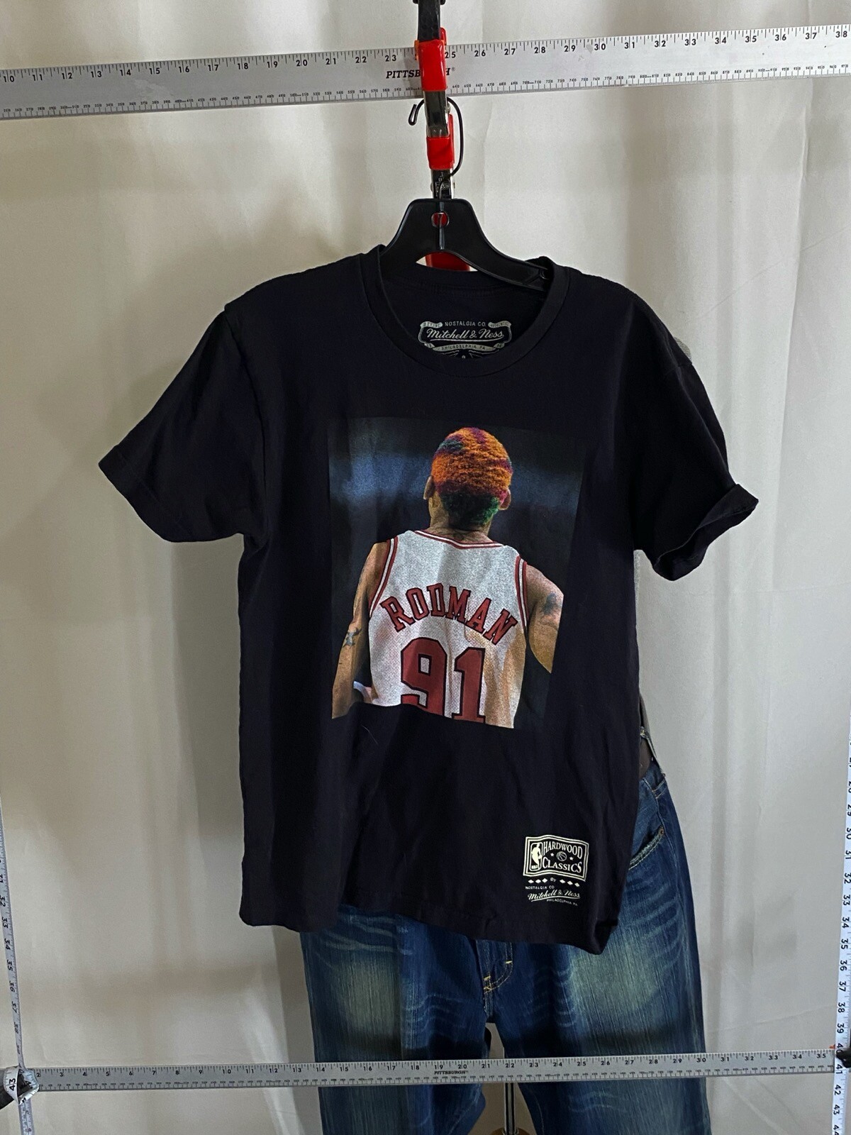 Mitchell & Ness Dennis Rodman TEE T SHIRT Small S - Gem