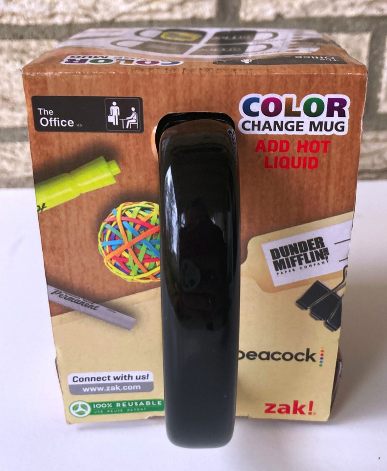 The Office Color Change Mug Stapler in Jello Prank Coffee Cup New Zak ...