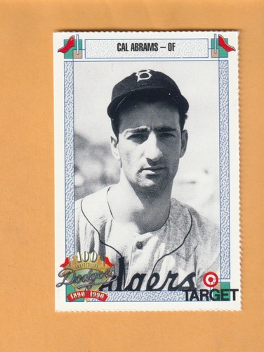 Cal Abrams Brooklyn Dodgers 1990 Target #2 | eBay