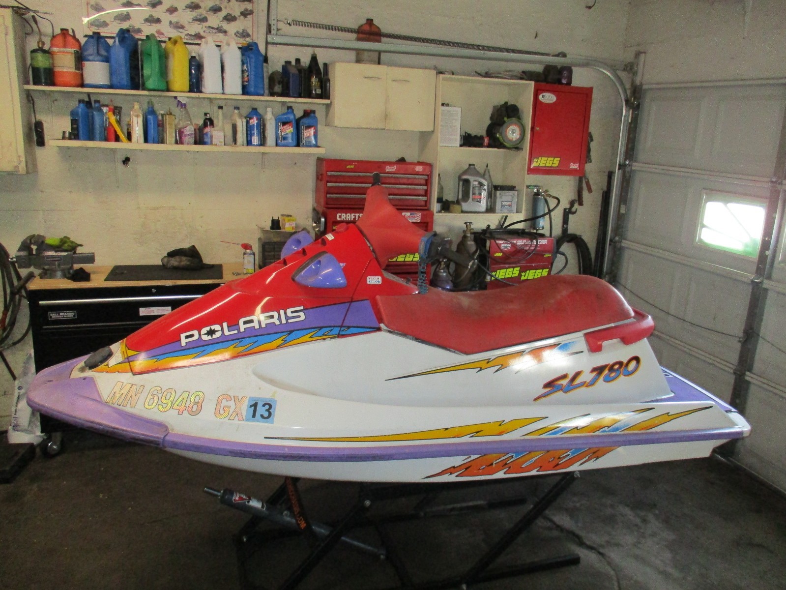 96 Polaris SL 780 Jet Ski Handlebar Stop Tilt Trim Switch PWC | eBay