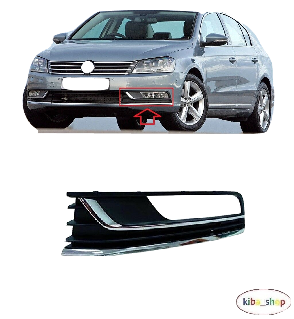 FOR VW PASSAT B7 10-15 FRONT BUMPER FOG LAMP GRILL COMFORTLINE LH | eBay UK