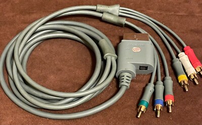 Genuine Official OEM Microsoft XBOX 360 Component HD/AV Audio Video ...